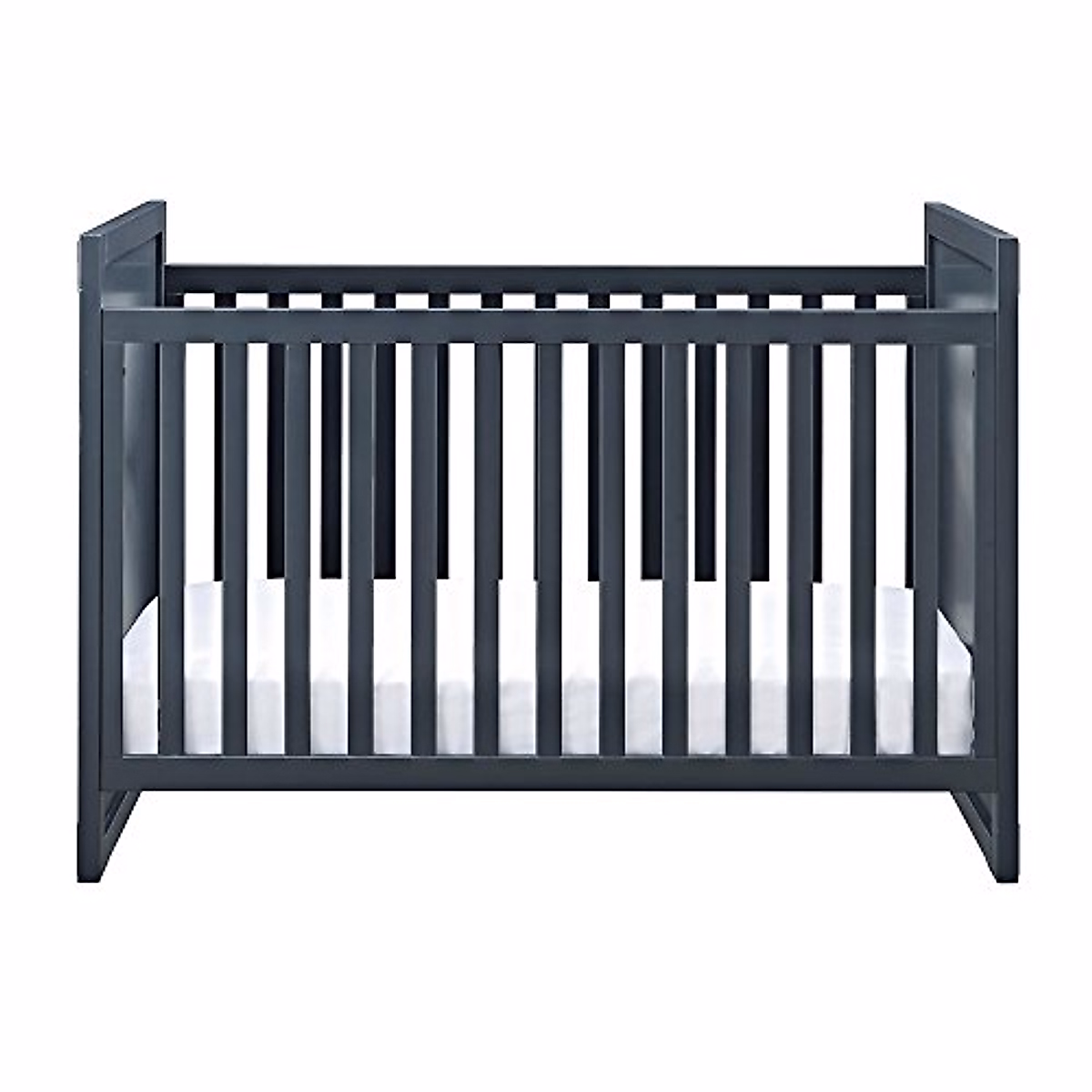 Baby Relax Miles 2-in-1 Convertible Crib, Graphite Blue