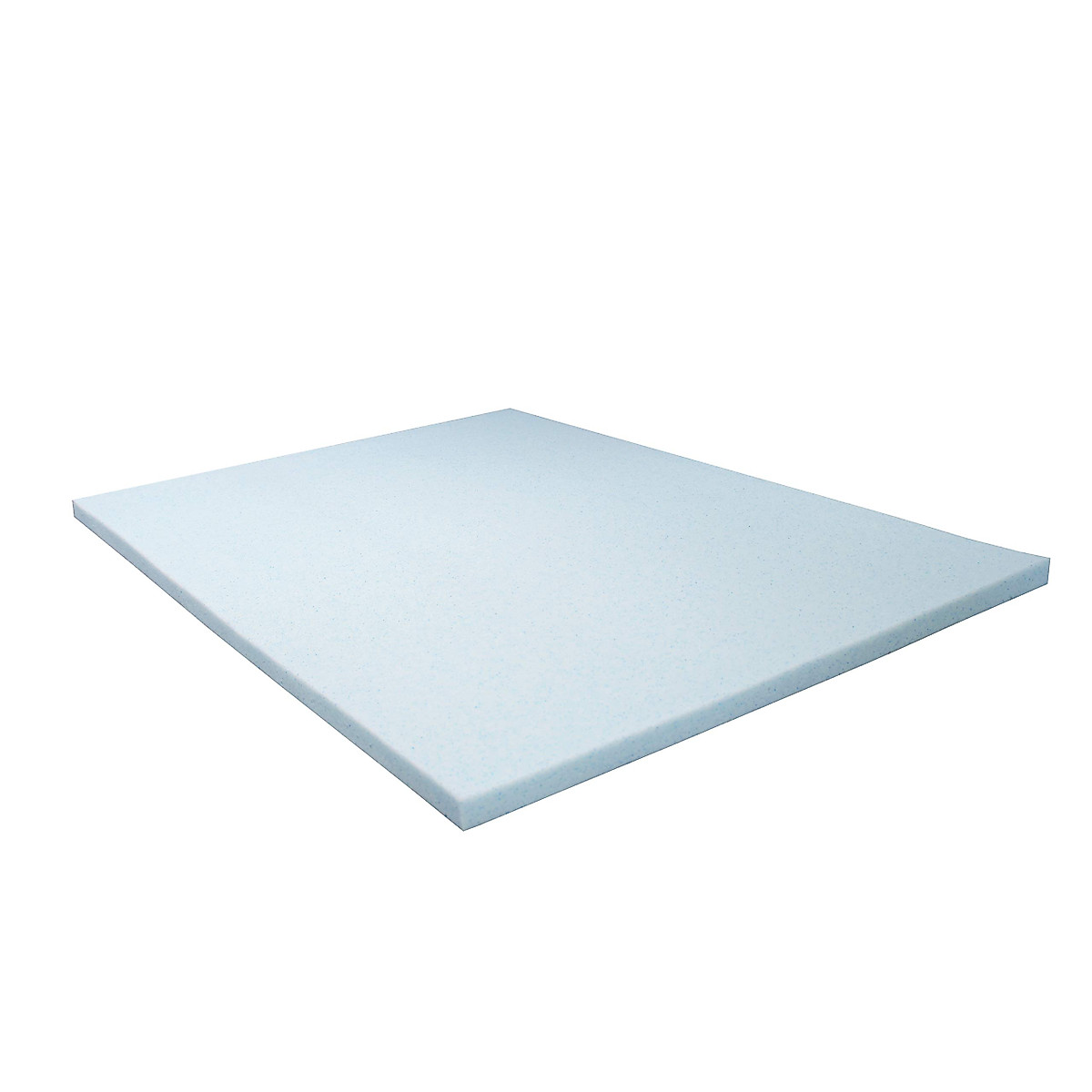 LOUNJ Gel Memory Foam Mattress Topper, Made in USA (Full XL)