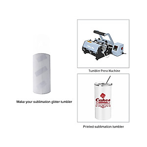 PYD Life Sublimation Blanks Tumbler Skinny Slim 12 OZ Straight Stainless Steel Can Cooler Insulater with 2 Lids and Metal Straw Sublimation Mugs Cups 4 Pack