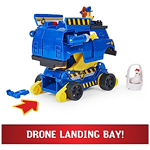 Paw Patrol, Chase Rise and Rescue Transforming Toy Car with Action Figures and Accessories, Kids Toys for Ages 3 and up