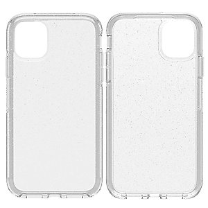 OtterBox iPhone 11 Symmetry Series Case - STARDUST (SILVER FLAKE/CLEAR), ultra-sleek, wireless charging compatible, raised edges protect camera & screen