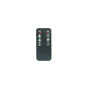 Remote Control for Homedex HDX-14001 & Beyond Breeze EF-2036FU & U-MAX U-MAX-GR01 & Alpaca & Vebreda 3D Electric Fireplace Heater