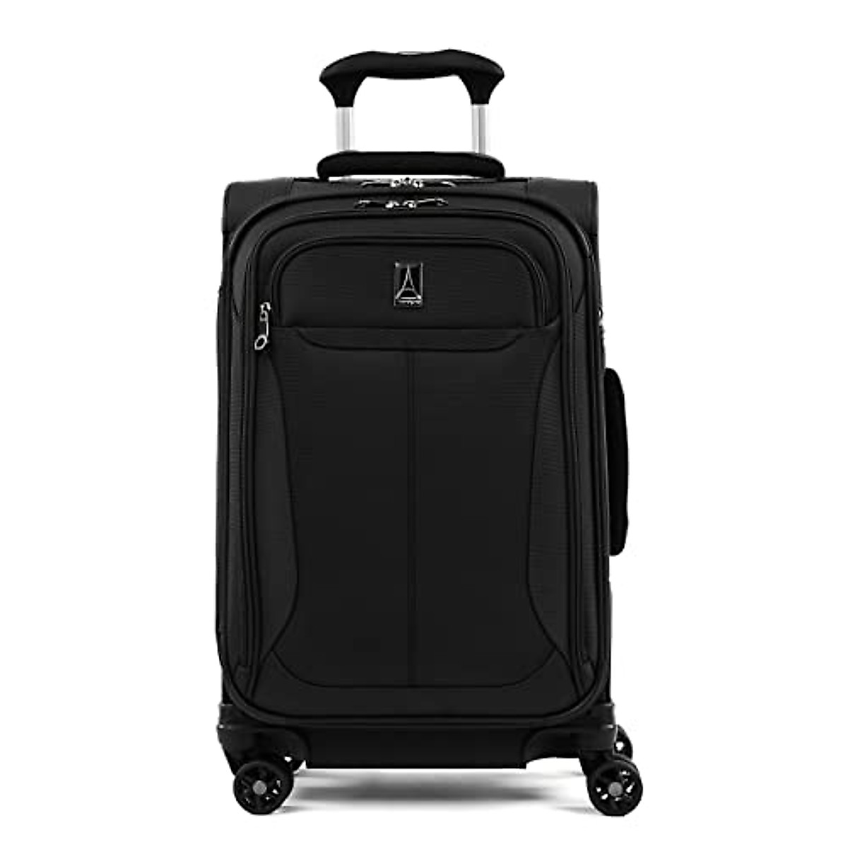Travelpro Tourlite Softside Expandable Luggage with 4 Spinner Wheels, Lightweight Suitcase, Men and Women, Black, Carry-On 21-Inch