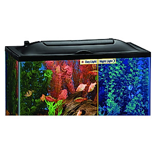 Marineland LED Light Hood For Aquariums, 20 Inches By 10 Inches, Natural Shimmering Light With Night Light Effect