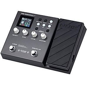 NUX MG-300 Multi Effects Pedal TSAC-HD Pre-Effects,Amp Modeling algorithm,CORE-IMAGE Post-Effects,IR,56 drum beats,60 seconds Phrase Loop