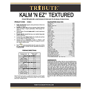 TRIBUTE Kalmbach Feeds Kalm 'N Ez Textured for Horse, 50 lb