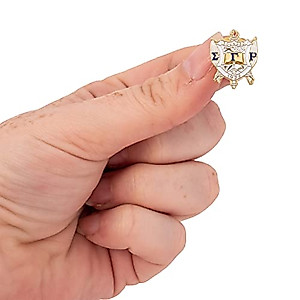 Sigma Gamma Rho Lapel Pin Sorority Enamel Greek Formal Wear Blazer Jacket (Lapel Pin - Design A - Crest)
