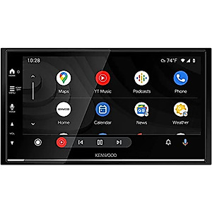 KENWOOD DMX7709S 6.8-Inch Capacitive Touch Screen, Car Stereo, CarPlay and Android Auto, Bluetooth, AM/FM Radio, MP3 Player, USB Port, Double DIN, 13-Band EQ Plus CMOS-230 Rearview Camera