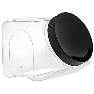 Frcctre 3 Pack Plastic Candy Jar with Lids, 98 Oz Clear Cookie Jar for Kitchen Counter, Wide Mouth Candy Buffet Containers Bulk-Food Storage Jar for Snacks, Dry Food, Cookies, Candy