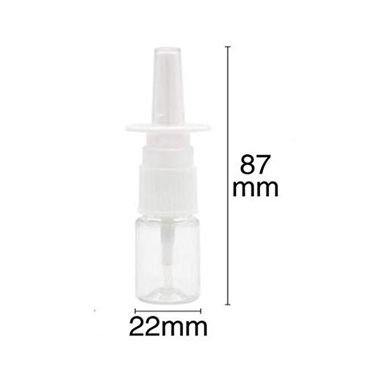 12Pcs Mini Plastic Nasal Spray Bottles - 5Ml Fine Mist Sprayers Cosmetic Perfume Makeup Water Storage Holder Container Portable Empty Refillable(Blue)