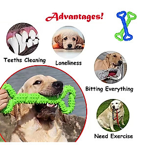 YXBQueen Dog Chew Toys Tog of War Plush Dog Toy Stimulating Toys for Dogs Interactive Dog Toys for Small, Medium and Large Breeds