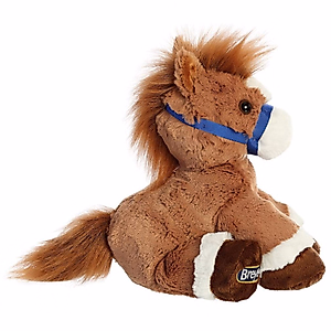 Aurora® Exquisite Breyer® Bridle Buddies Chestnut Horse Stuffed Animal - Realistic Detailing - Imaginative Play - Brown 11 Inches