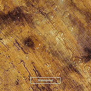 Finnhomy Bar Table Set, 47" Pub Table High Top Table, Rectangular Bar Height Table, Bar Table with Stools, Kitchen Table Set for 2, Industrial Breakfast for Kitchen, Living Room, Rustic Brown