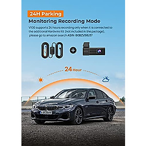 Dash Cam WiFi 2.5K 1440P Front Dash Camera for Cars, E-YEEGER Car Camera Mini Dashcams with App, Night Vision, 24H Parking Mode, G-Sensor, Loop Recording, 32G Card, Support 256G Max