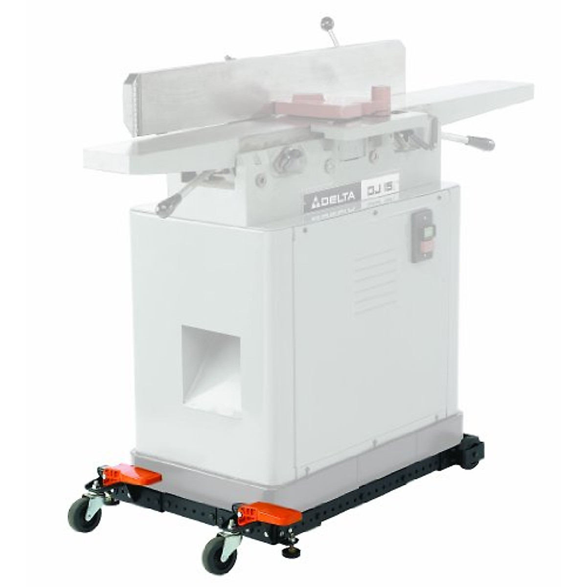 HTC-2000 Adjustable Mobile Base For Power Tools, Large Machinery, 500-pound Weight Capacity, Black, 1