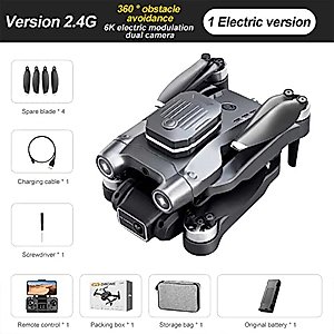Drone with Camera for Adults 4K, RC Quadcopter Drones with Auto Return, Foldable Quadcopter with Altitude Hold, Headless Mode for Outdoor, Camping