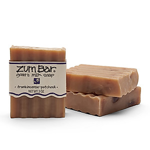 Zum Bar Goat's Milk Soap - Frankincense-Patchouli - 3 oz (3 Pack)