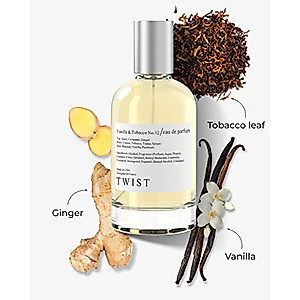 Twist Vanilla & Tobacco No.12 Inspired by TF Tobacco Vanille, Long-Lasting Perfume for Women & Men, EDP - 100 ml | 3.4 fl. oz.