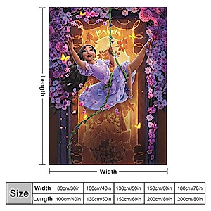 TNHPYEG Funny Blanket Encanto Throw Blankets, Plush Fuzzy Blankets and Throws for Better Sleep, Thick Air Condition Blanket 60*80inch