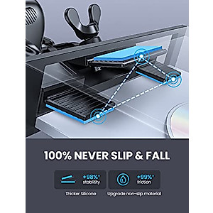 AINOPE CD Phone Holder for Car Ultra Sturdy Cell Phone Holder Car Mount Universal CD Slot Phone Holder Silicone Protection CD Phone Mount for Car Compatible with iPhone 14 Samsung S23 All Phones