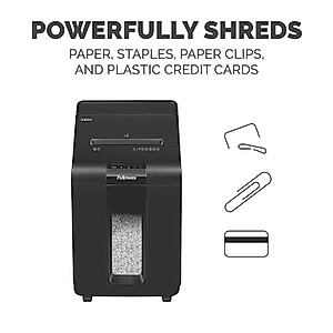 Fellowes AutoMax Micro-Cut 100M Commercial Office Auto Feed 2-in-Paper Shredder with 100-Sheet Capacity