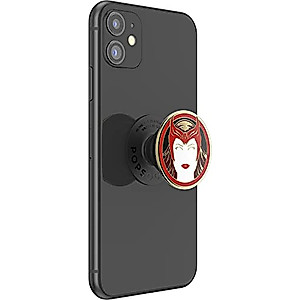 PopSockets ​​​​ Phone Grip with Expanding Kickstand, for Phone - Enamel Scarlet Witch
