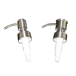 Cabilock 1pc Stainless Steel Soap Dispenser Refillable Soap Dispenser Travel Soap Stainless Steel Container Hand Soap Bottle Foaming Soap Bottle Bathroom Dispenser Soap Pump Filling Shampoo