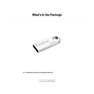 Fastoe Bootable USB Flash Drive for Windows 8.1, Bootable USB Install & Upgrade for Windows 8.1 Pro 32/64 Bit