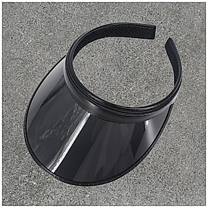 Surkat Unisex Sun Visor UPF50 Protection UV Protective Sun Cap Transparent Cover Sun Hat