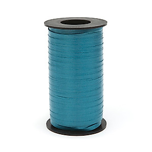 Berwick 1 33 Splendorette Crimped Curling Ribbon, 3/16-Inch Wide by 500-Yard Spool, Teal