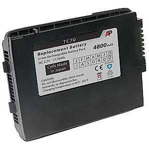 Artisan Power Replacement Battery for Motorola/Symbol/Zebra TC70, TC72, TC75 Scanner Series | 4800 mAh | Li-ion | Made in Japan Cells | Replace BTRY-TC7X-46MA2 and 82-171249-01