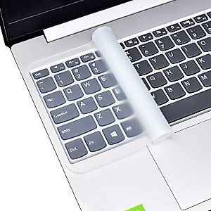 10.5" x 4.32" Universal Keyboard Cover Skin Design for 10"-11.6" Laptop Notebook (Without Numeric Keypad Keyboard), Ultra Thin Silicone Waterproof Keyboard Cover Protector -Clear