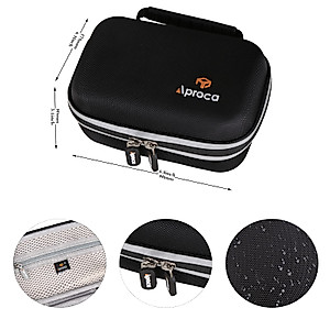 Aproca Hard Travel Storage Case, for Xvive U4R2 Wireless in-Ear Monitor System Transmitter and 2 Receiver