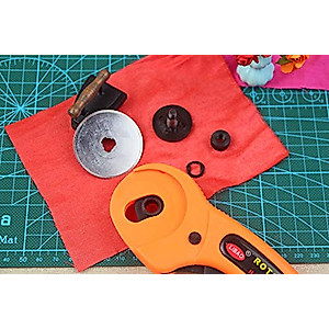 FixtureDisplays® Set of 3 Pcs Rotary Fabric Carpet Convass Cutting Retractable Blade 13781 13781