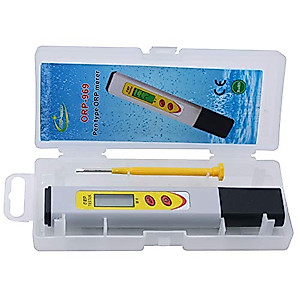 Meichoon ORP Tester Meter -1999mV~1999mV Millivolts Redox Digital Pen-Type for Drinking Water, Swimming Pool and Aquarium DH06