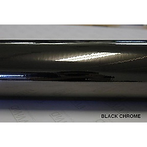 Black Mirror Chrome Cast Vinyl Wrap Self-Adhesive Film Decal Air-Release Bubble and Air-Free 3MIL-VViViD8 (6ft x 5ft)