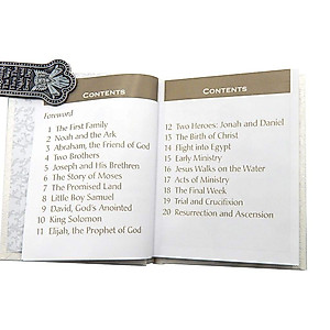 BABY'S Gift Set - First Little Bible & CRIB CROSS - BOY or Girl - Gender Neutral - Bless This Child - BAPTISM Christening BOXED WHITE Ribbon