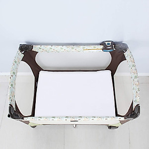 Waterproof Changing Diaper Liners 100% Cotton Surface & Pack N Play Fitted Sheets