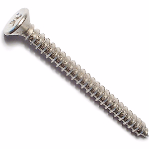 Hard-to-Find Fastener 014973160609 Phillips Flat Hinge Screws, 9 x 2, Piece-12