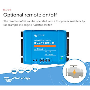 Victron Energy Orion-Tr IP43 24/12-Volt 20 amp 240-Watt Isolated DC-DC Converter