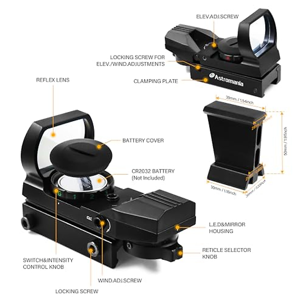 Astromania Finder Deluxe Telescope Reflex Sight