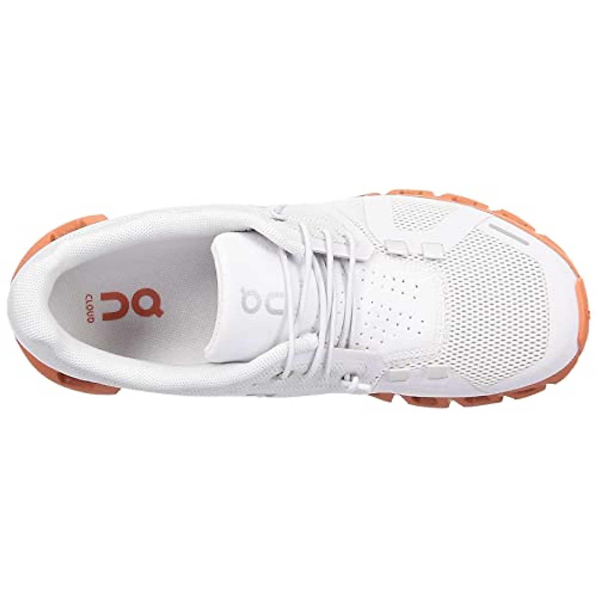 On Cloud 5 Womens (Frost/Canyon, us_Footwear_Size_System, Adult, Women, Numeric, Medium, Numeric_6_Point_5)