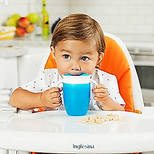 Munchkin® Miracle® 360 Trainer Cup and Snack Catcher, 4 Piece Set, Blue/Green