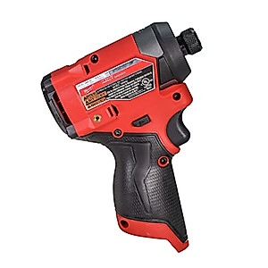 Milwaukee 3453-22 12V Fuel 1/4" Cordless Hex Impact Driver Kit with (2) 2.0Ah Lithium Ion Batteries, Charger & Tool Bag