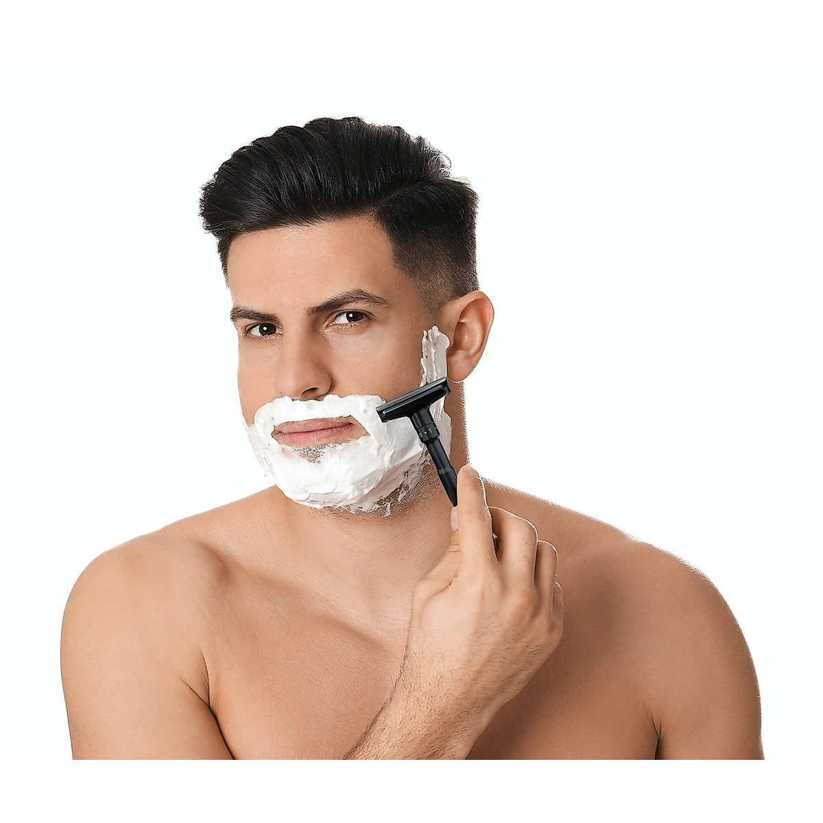 Van Der Hagen Matte Black TWIST Adjustable Razor