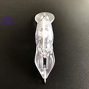 10pcs Unpainted Crank Bait Fishing Lure Body 3 3/5 Inch 3/10 OZ Blank Lures 8069