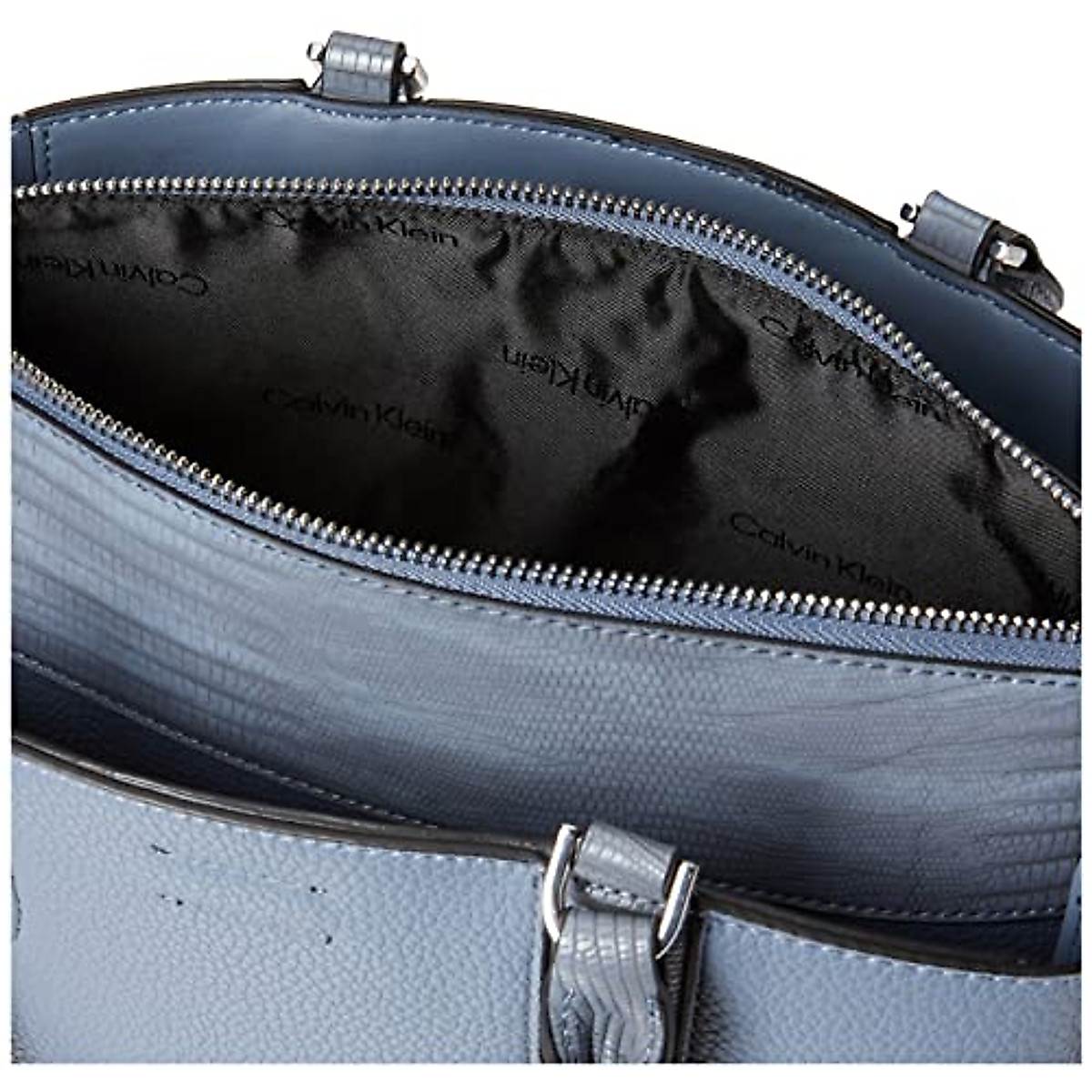 Calvin Klein Rita 2 in 1 Organizaional Satchel, Flint Stone