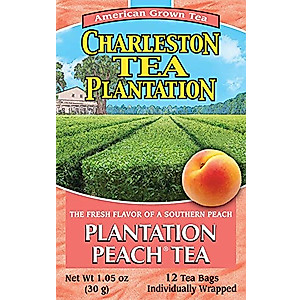 Peachy Peach Pyramid Teabags, 12 Count, 1.05 Ounce (04358)