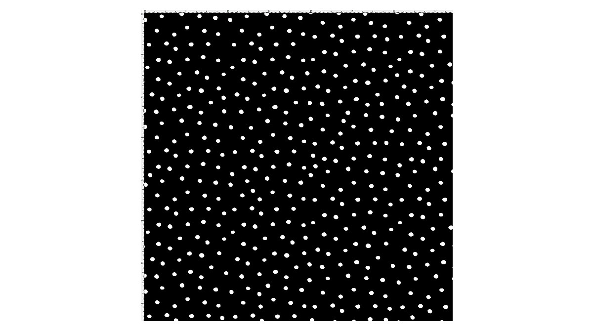Loralie Designs Dinky Dots Black/White Fabric for Quilting