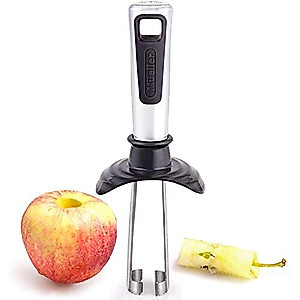 Mueller Premium Apple Corer - Easy to Use and Durable Core Remover for Pears, Bell Peppers, Fuji, Honeycrisp, Gala and Pink Lady Apples even Cupcakes – Surgical Stainless